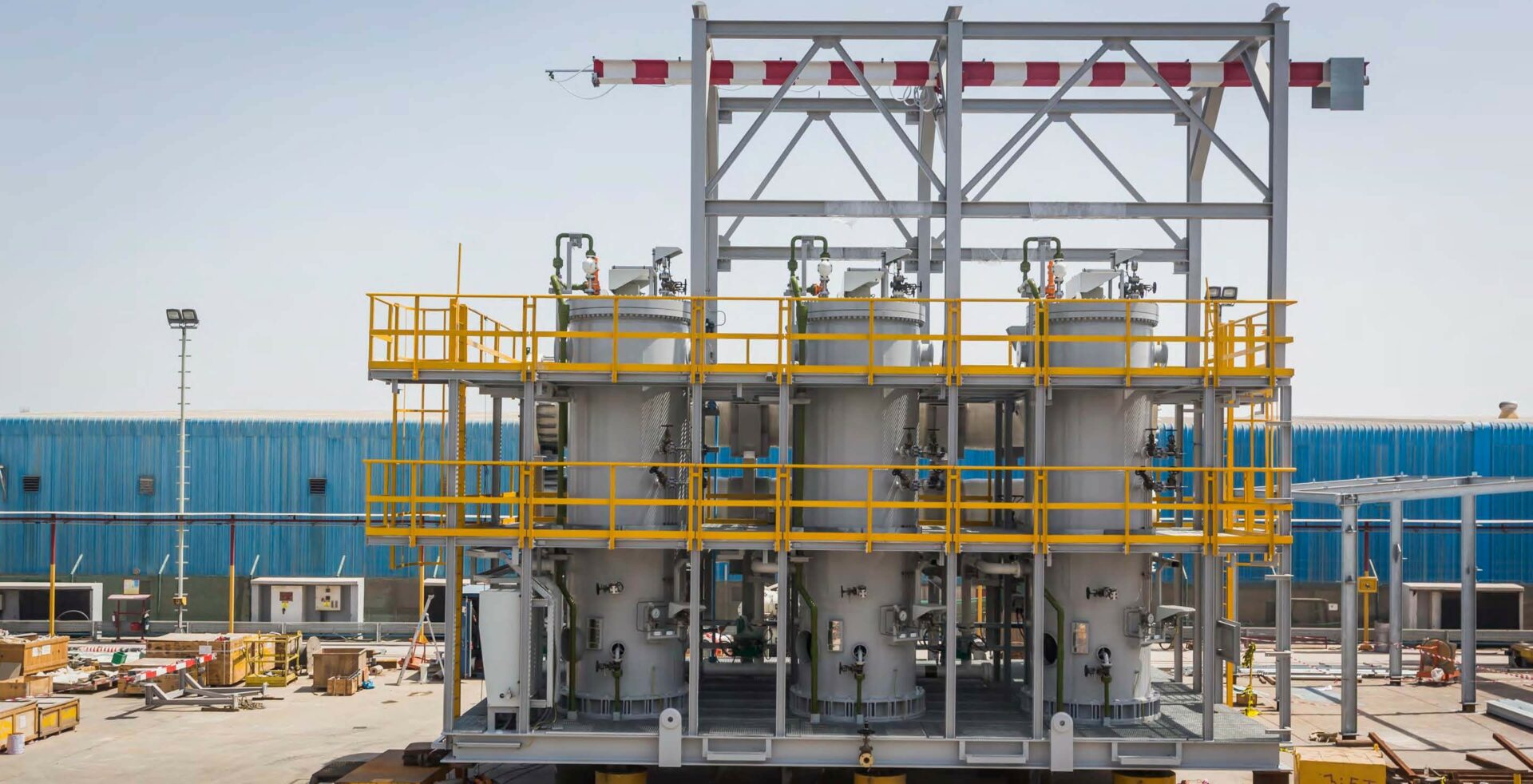 A complete filtration unit for the filtration of seawater - Faudi