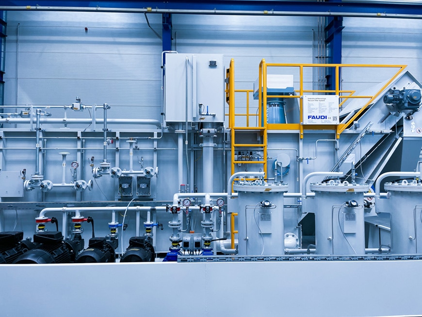 A Filter System for Steel Machining - FAUDI Filtration Technology