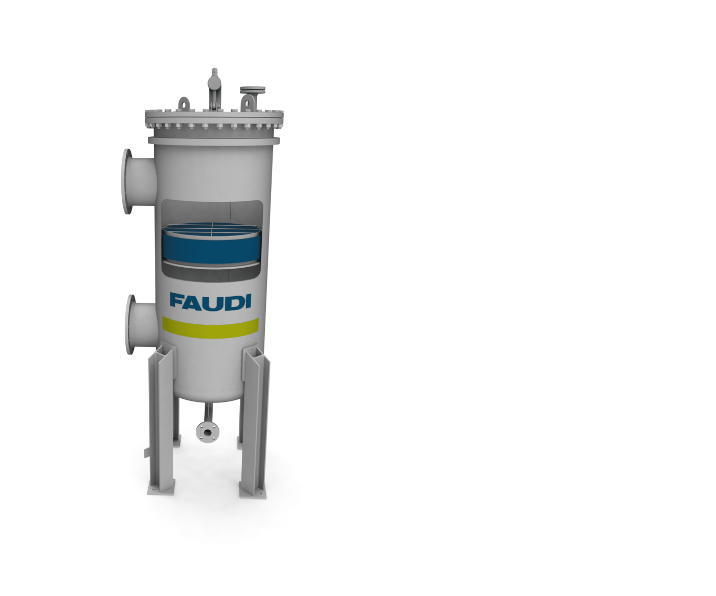 Mesh pad separators for the phase separation of liquids