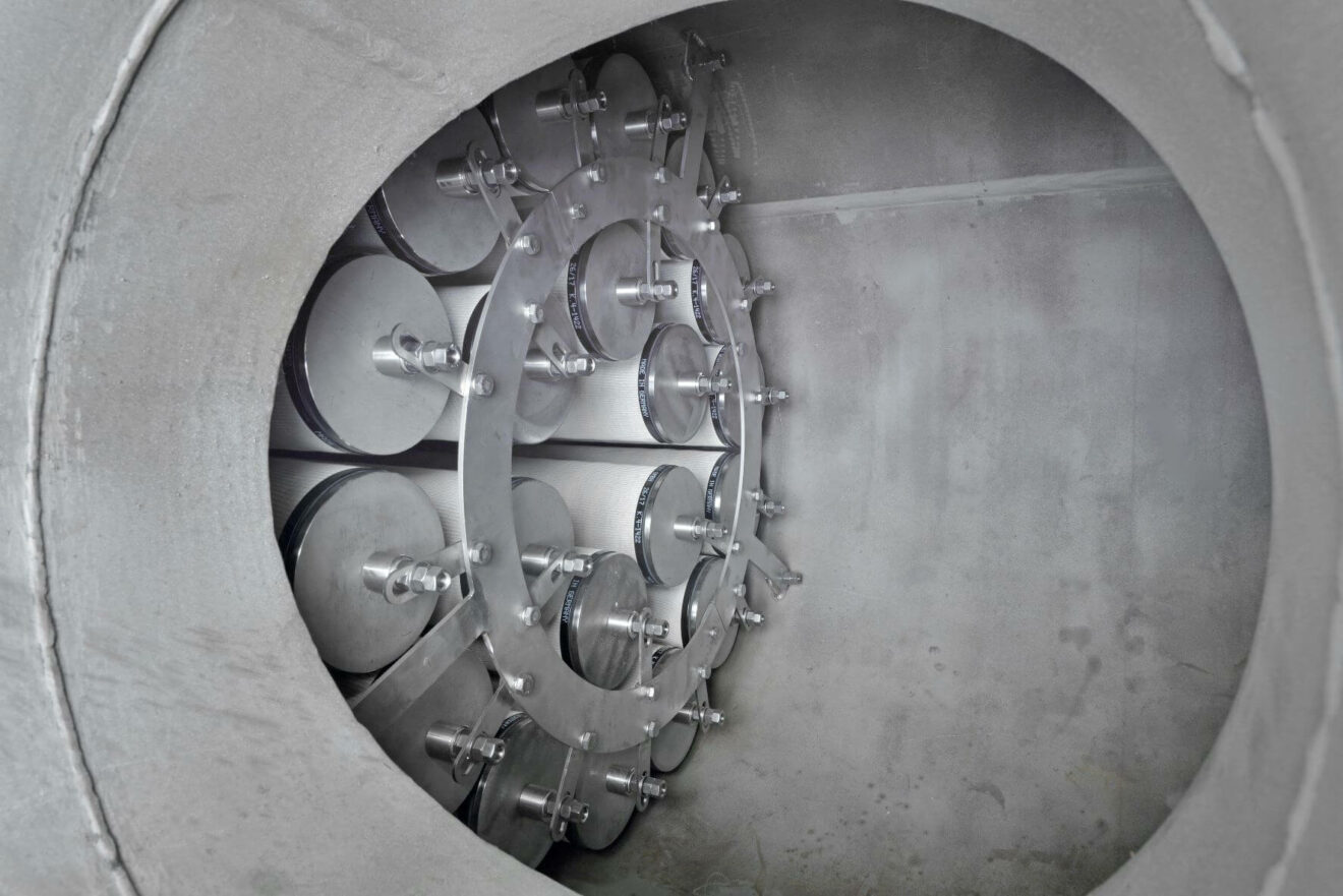 Coalescers for the separation of process liquids and gases